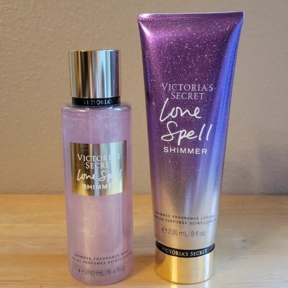 Bath & Body | Victoria Secret New Love Spell Shimmer Fragrance Lotion ...
